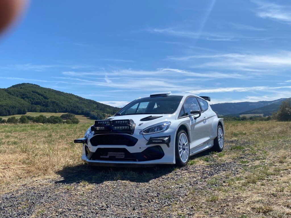 Bert Coene met een Ford Fiesta Rally2 Evo - Belgian Rally Championship