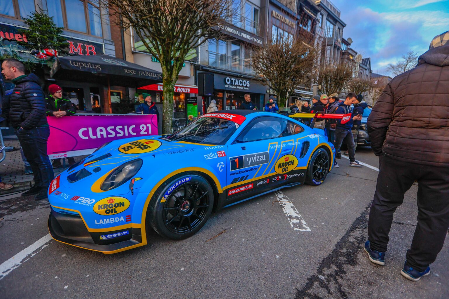 Cédric Cherain met een Porsche 992 Rally GT - Belgian Rally Championship