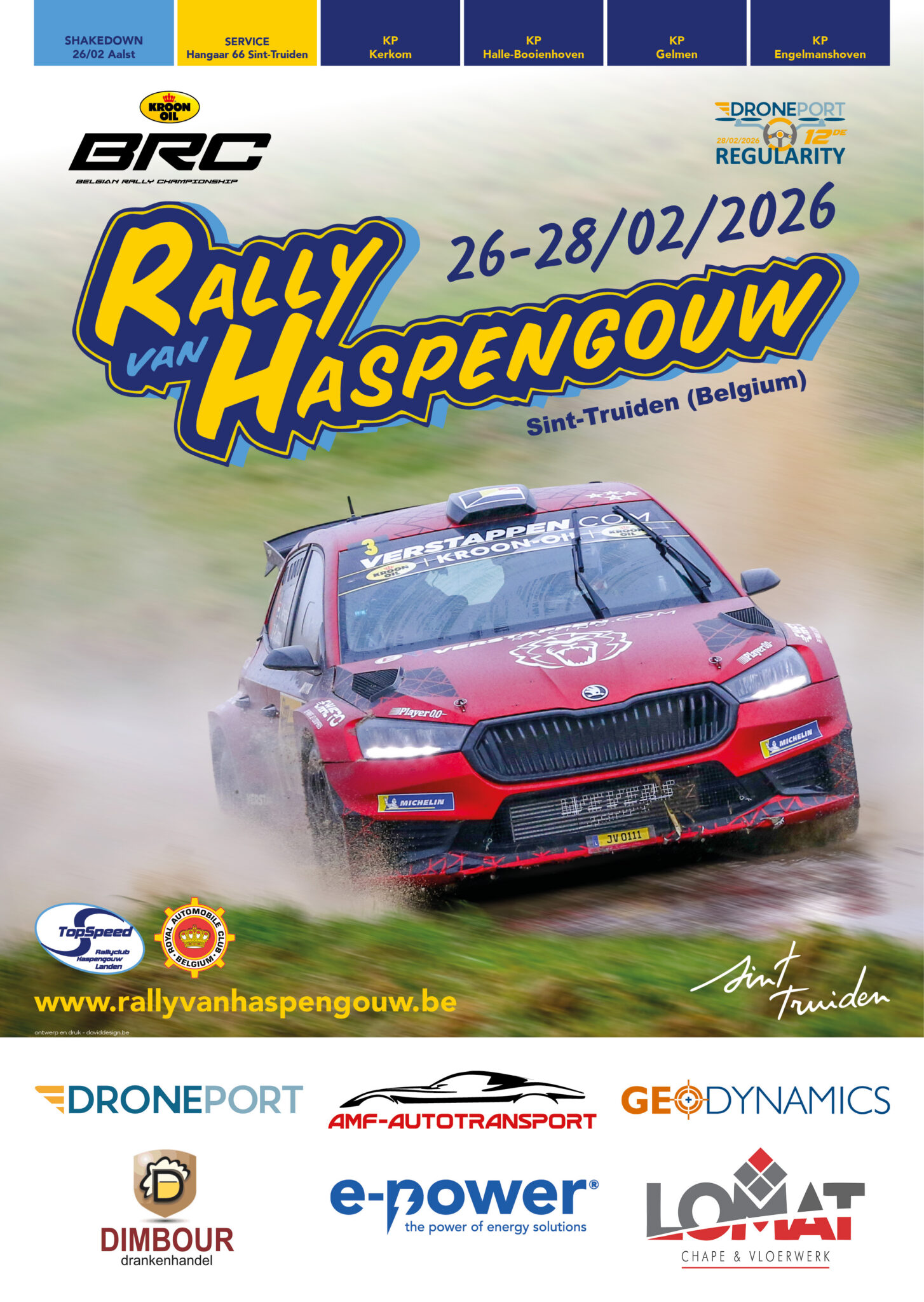 Le 28ème Rally van Haspengouw ouvrira le Kroon-Oil BRC 2026 - Belgian ...